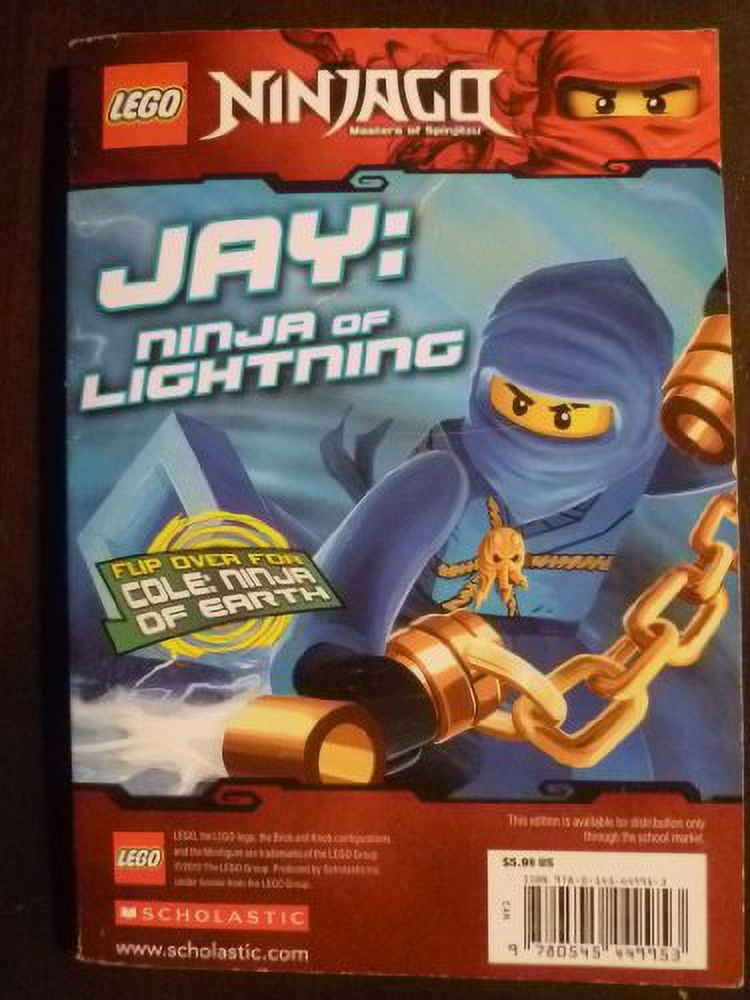Pre-Owned Lego Ninjago Masters of Spinjitsu Cole: Ninja Earth & Jay: Lightning (Lego Spinjitsu ...