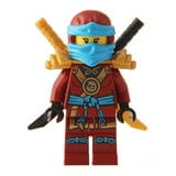 Lego Ninjago Deepstone Nya Minifigure with Armor and Swords - Walmart.com