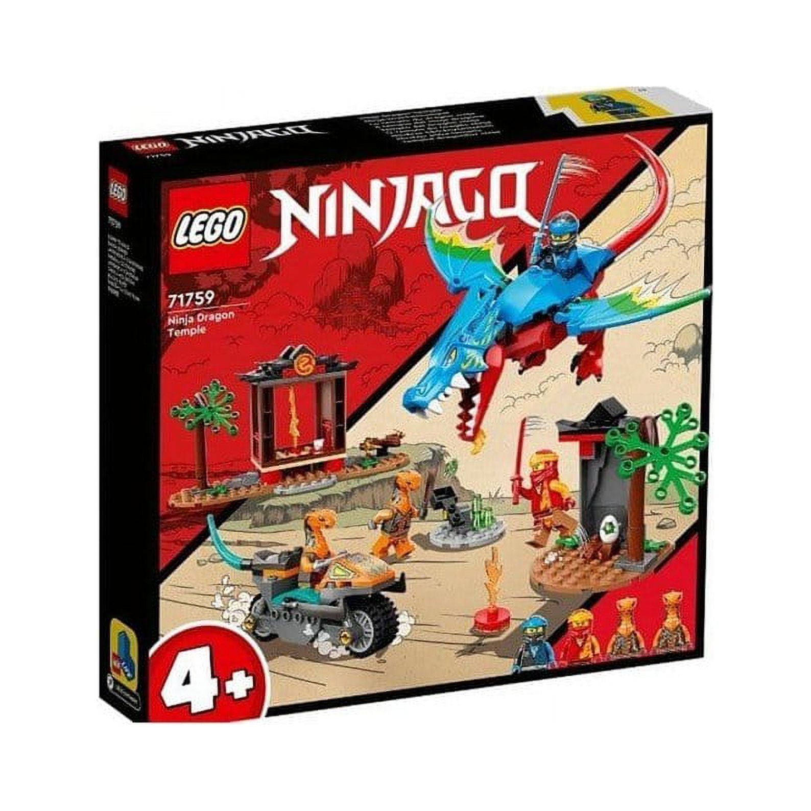 Lego Ninjago Ninja Dragon Temple for Indoor Playground Fun - Walmart ...