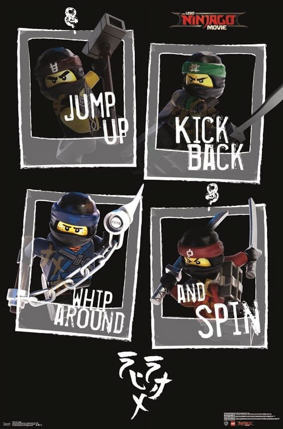 Lego Ninjago - Ninja Poster Print (22 x 34) - Walmart.com
