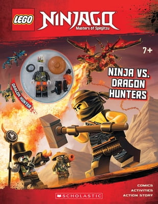 Pre-Owned Ninja vs. Dragon Hunters [With Minifigure] (Paperback) 1338268074 9781338268072 ...