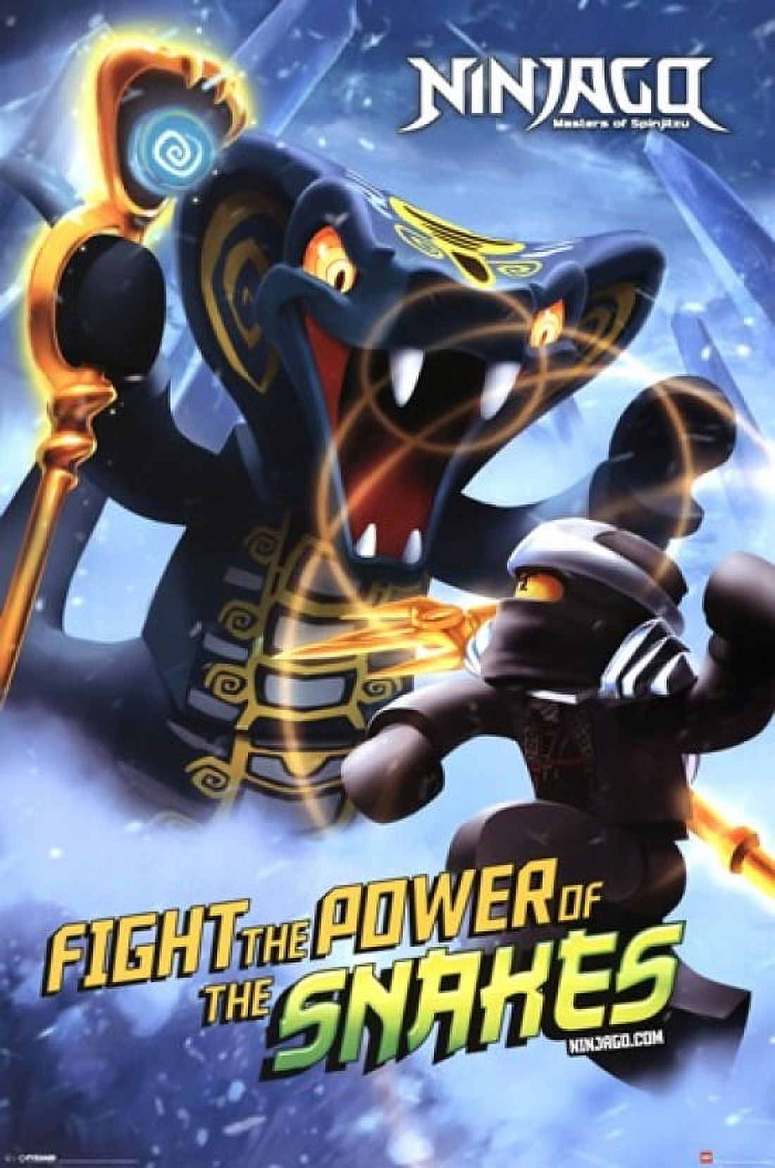 Lego - Ninjago - Power of Snakes Laminated Poster (24 x 36) - Walmart.com