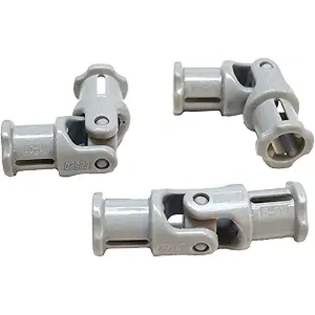 Lego Parts: Technic, Universal Joint 3L (Service Pack of 3 - Light Gray ...