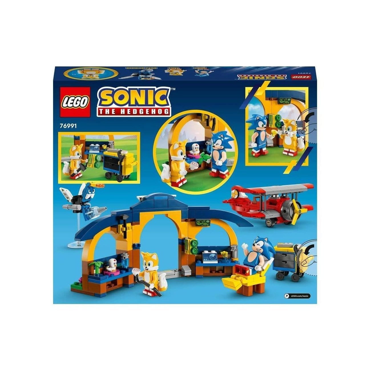 LEGO Sonic the Hedgehog Tails' Workshop and Tornado Plane Building Set ...