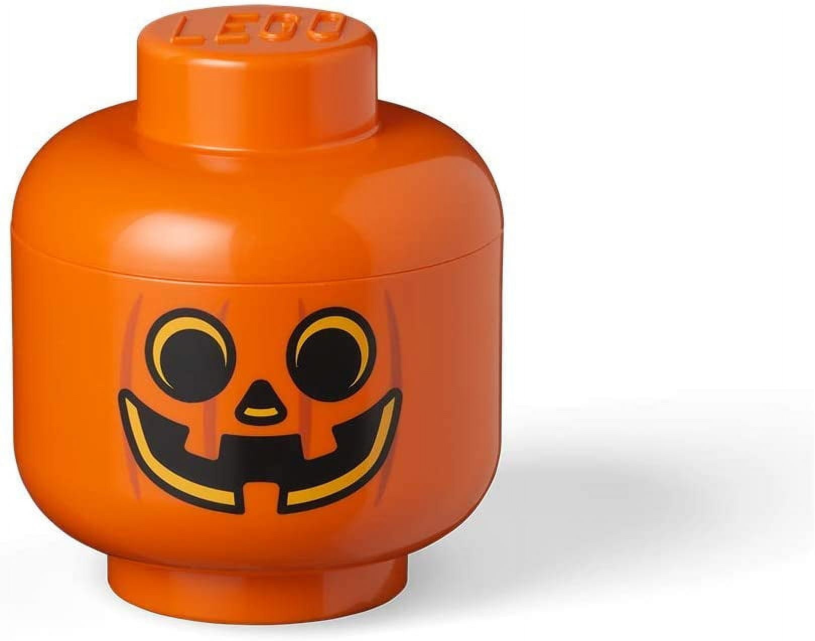 Lego Stackable Small Storage Head - Pumpkin - Walmart.com