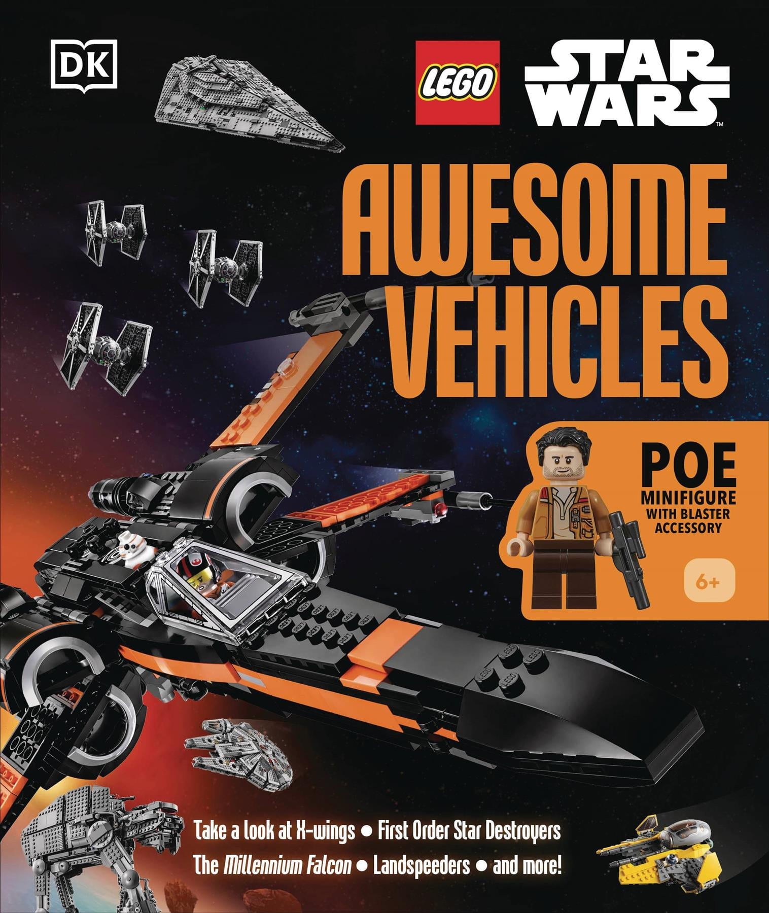 Lego Star Wars Awesome Vehicles W Poe Dameron Minifigure (c: Dk ...
