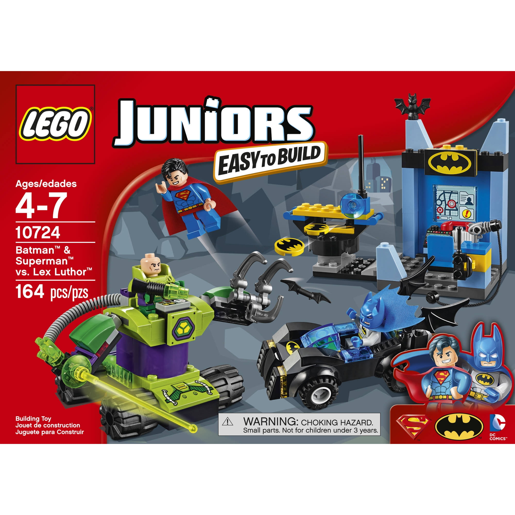Free Shipping! LEGO DC Comics Juniors Batman & Superman vs. Lex Luthor ...