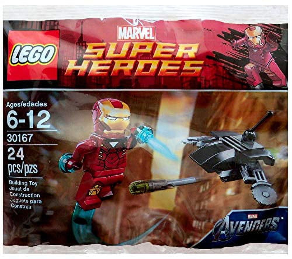 Lego Super Heroes Marvel Iron Man vs. Fighting Drone, Polybag # 30167 - Walmart.com
