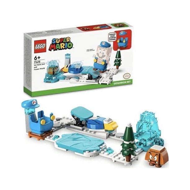 Lego Super Mario Ice Mario Costume and Frozen World Additional ...