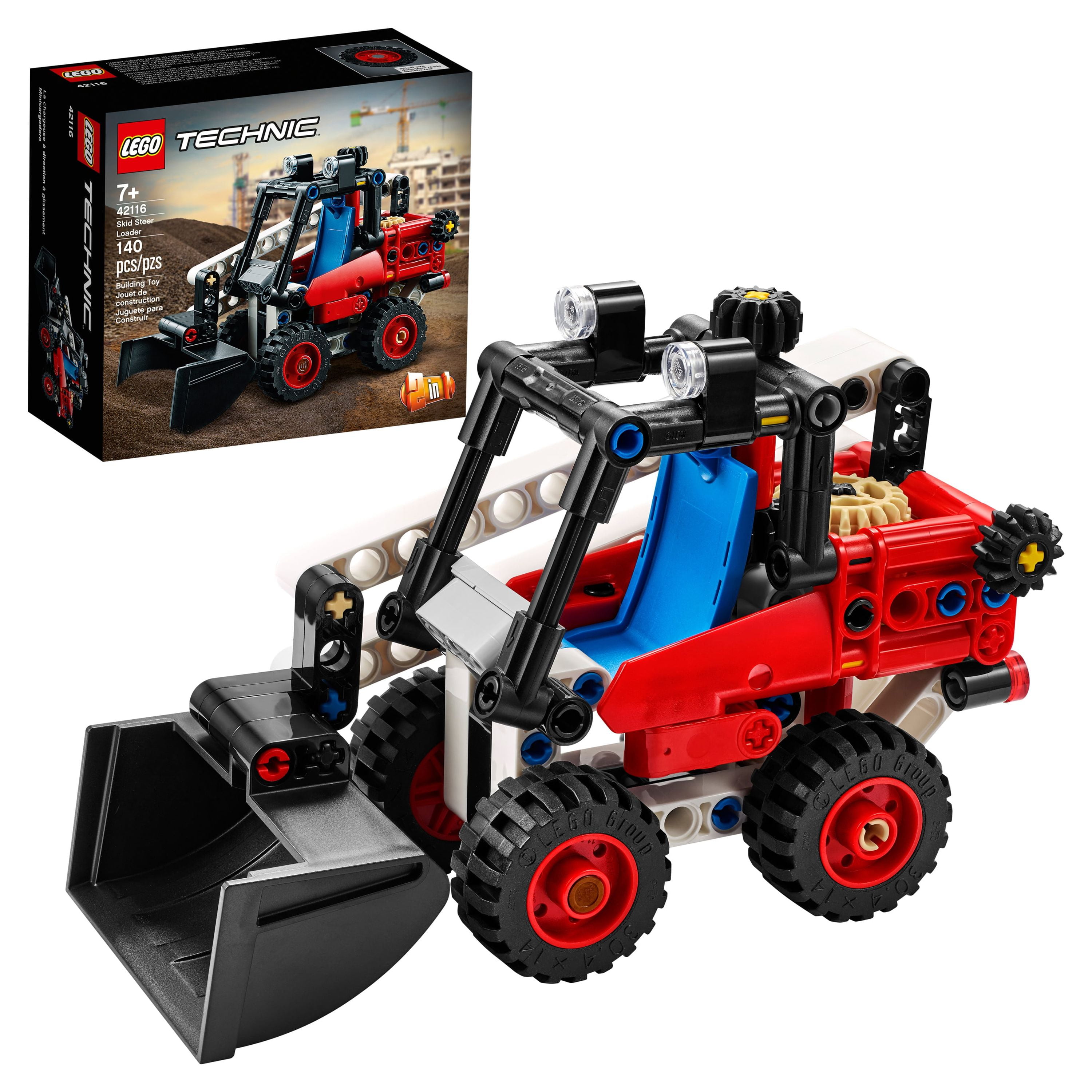 Lego Technic Skid Steer Loader 42116 Model Building Kit for Kids Who ...