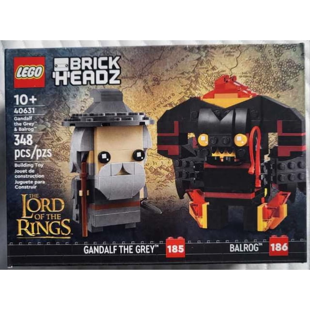 Lego LOTR Gandalf the Grey & Balrog 40631 Set with Battle Minifigures ...