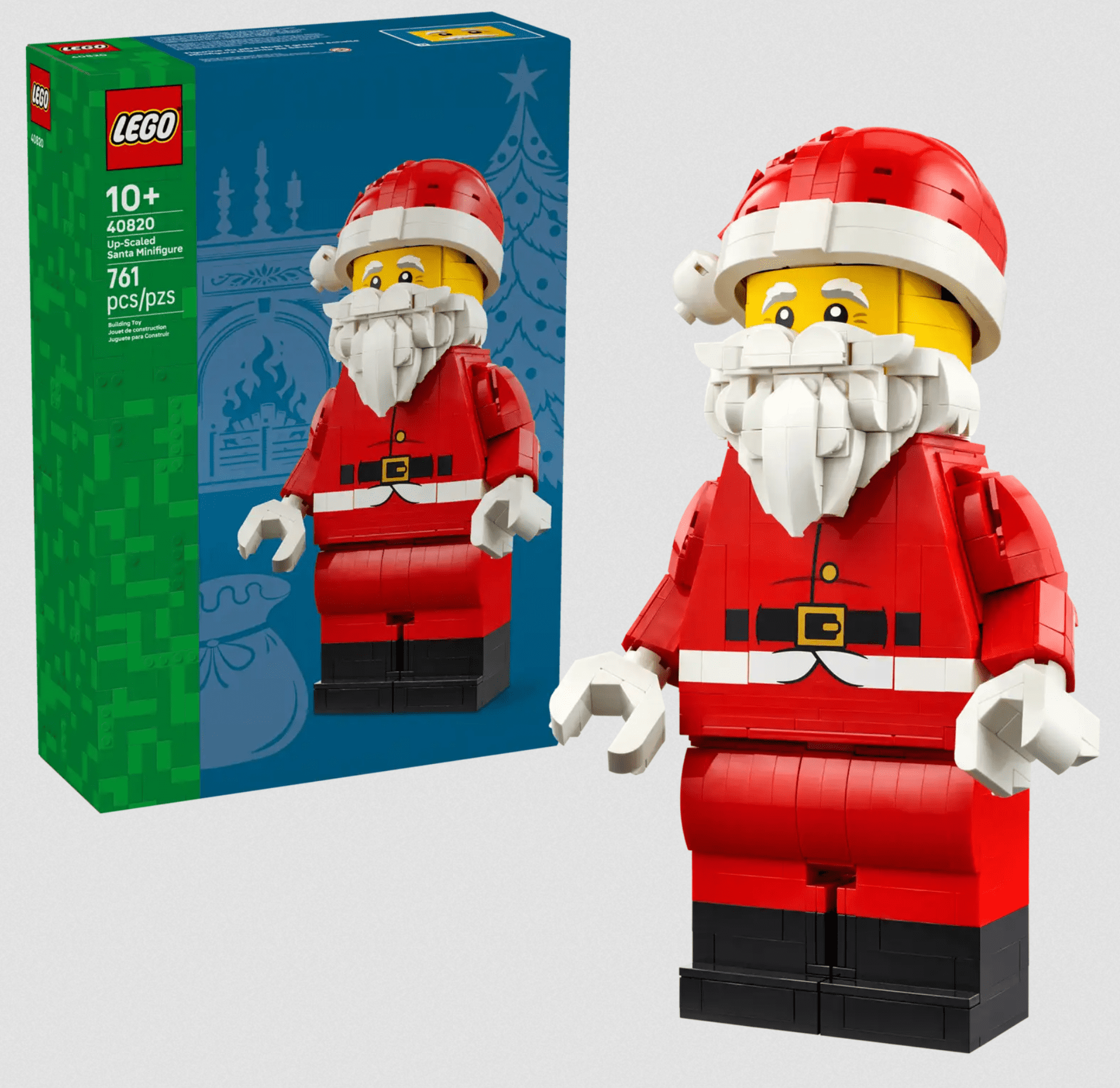 LEGO, Up-Scaled Santa Minifigure, 40820, Christmas Toy - Walmart.com