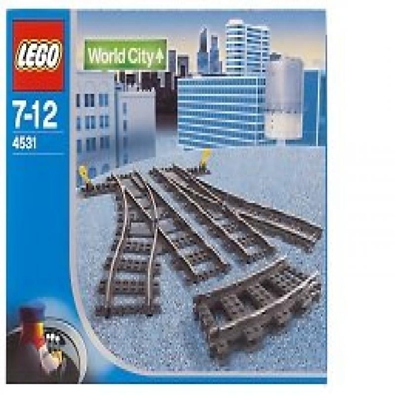 Lego World City Switching Tracks for 9V Trains #4531 - Walmart.com