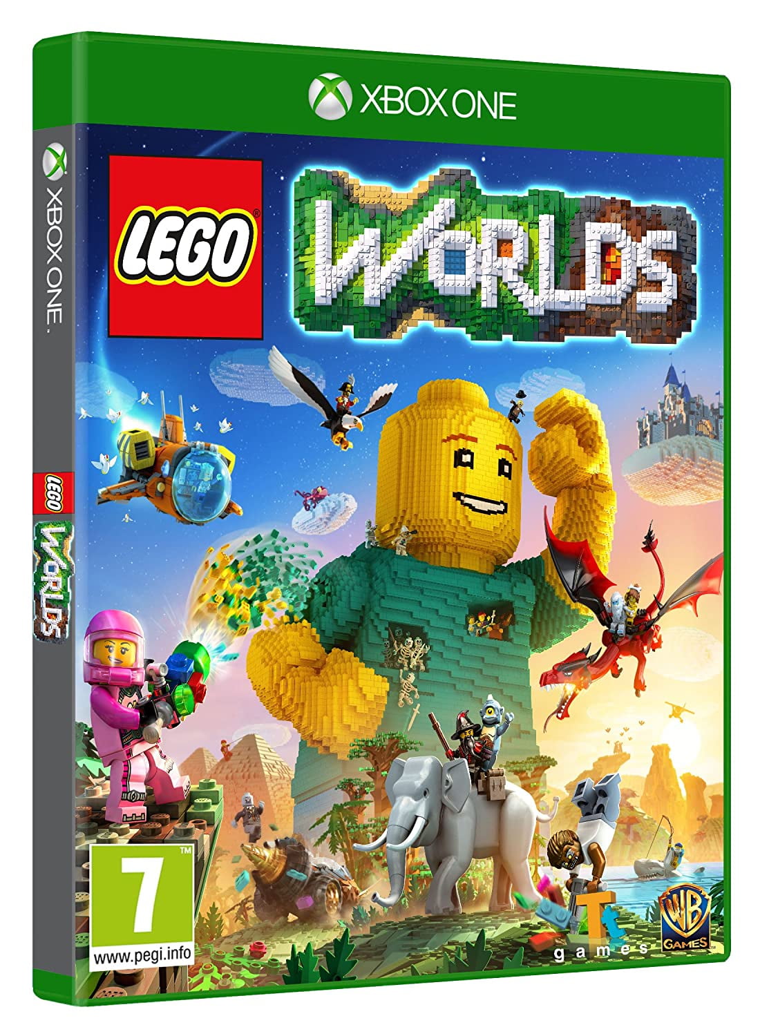 LEGO Worlds Adventure Game for Xbox One - Become a Master Builder ...