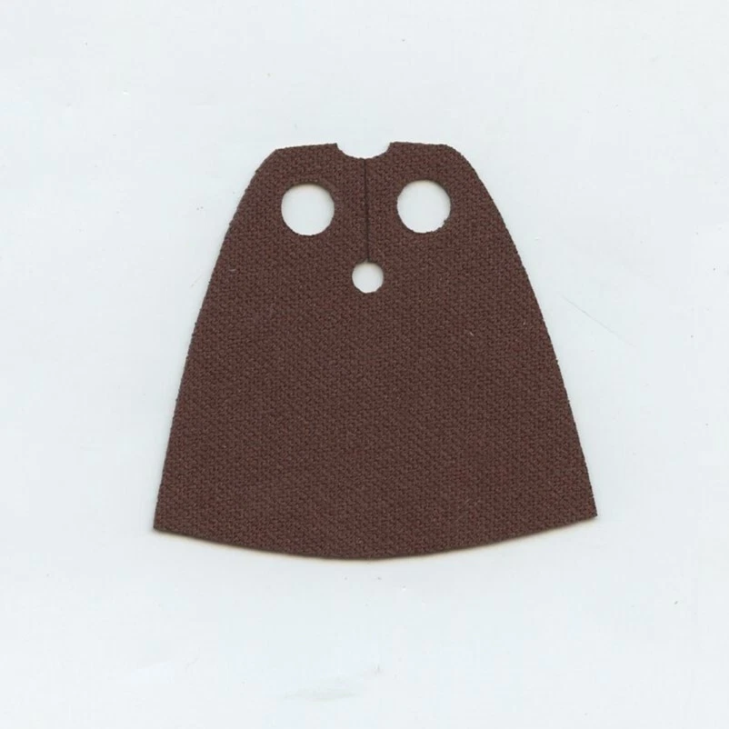 Lego X 1 Dark Brown Minifigure Cape Cloth, Standard Spongy Stretchable ...