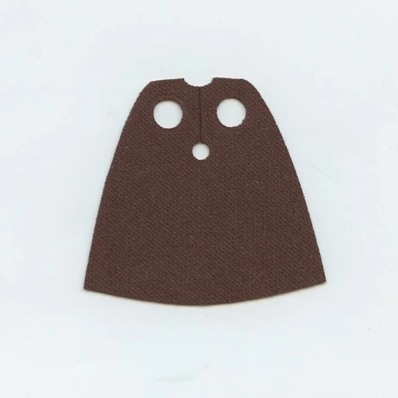 Lego X 1 Dark Brown Minifigure Cape Cloth, Standard Spongy Stretchable ...