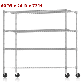 Welfiya 5-Tier Garage Shelving,48"W Storage Shelves,3000LBS Heavy Duty ...