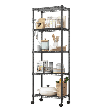 NiamVelo 6 Tier Commercial Wire Shelving Unit, Adjustable Metal Shelf ...