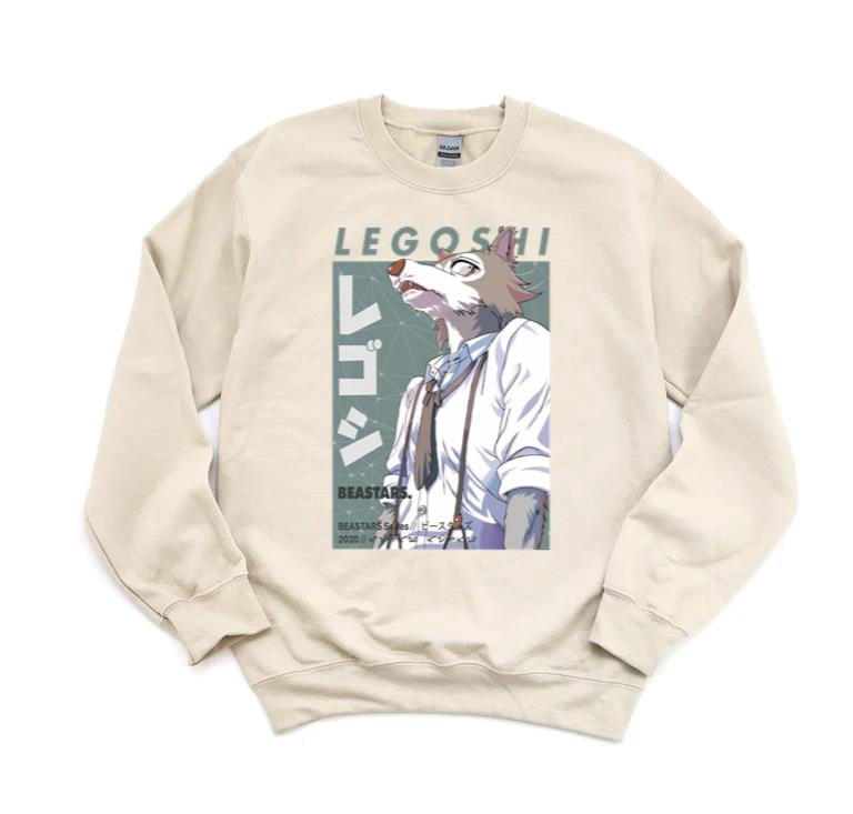 Legoshi Beastars Anime Character Manga Lover Graphic Sweatshirt V50781 ...