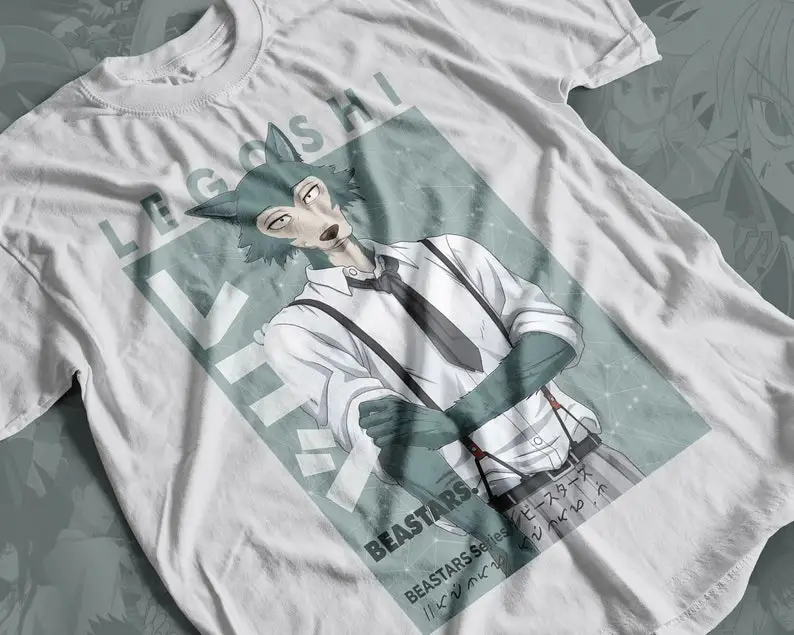 Legoshi Beastars Anime T-shirt Unisex, Anime Manga Shirt - Walmart.com