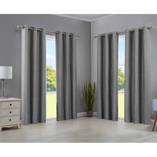 Free Shipping! Legrae Blackout Thermal Insulated Grommet Curtains, Set ...
