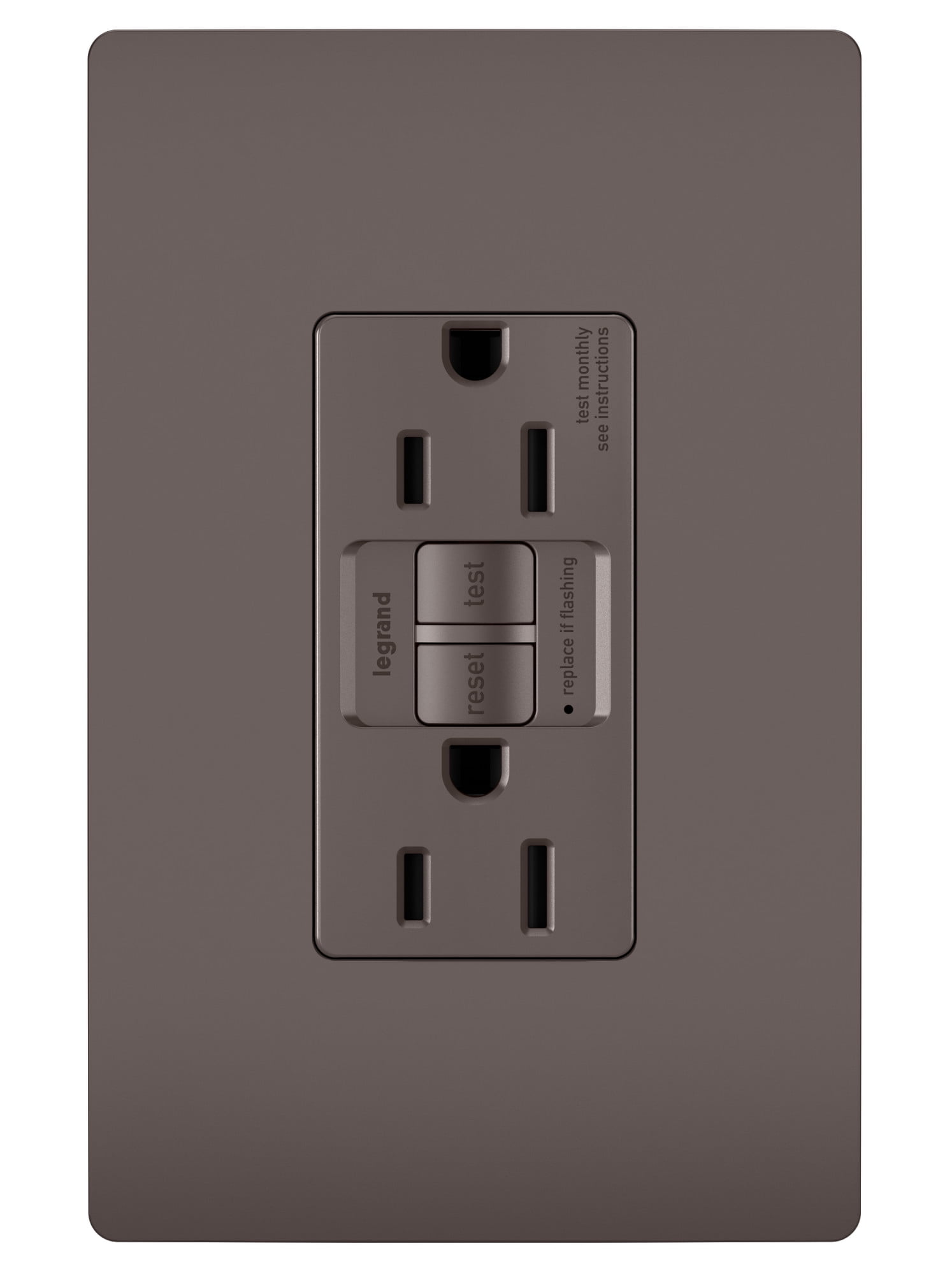 Legrand 1597Tr Radiant 15 Ampere Tamper-Resistant Self-Test Gfci ...