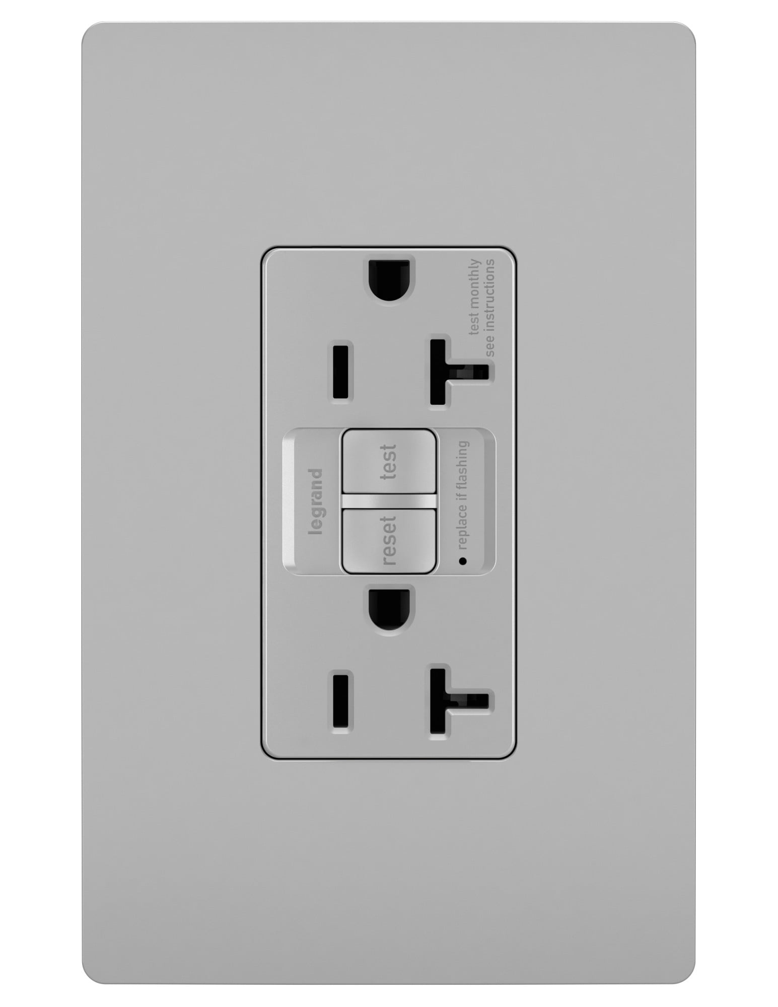 Legrand 2097Tr Radiant 20 Ampere Tamper-Resistant Self-Test Gfci ...