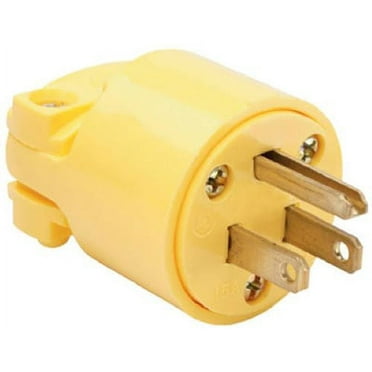 Plug Angle Hospital Grade 15A 125V 5-15P Clr - Walmart.com