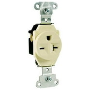 Plugmold Multi Outlet Strip 10 Single 15 Amp Outlets Steel Ivory ...