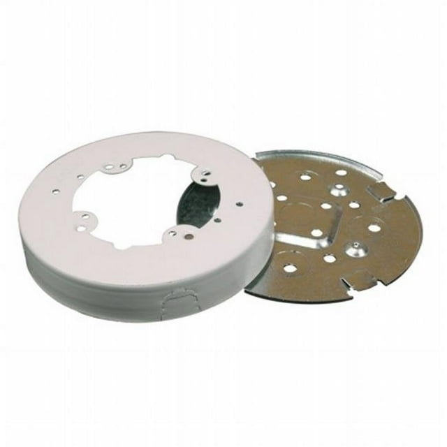 Legrand 700 Series Round Metal Electrical Box White - Walmart.com