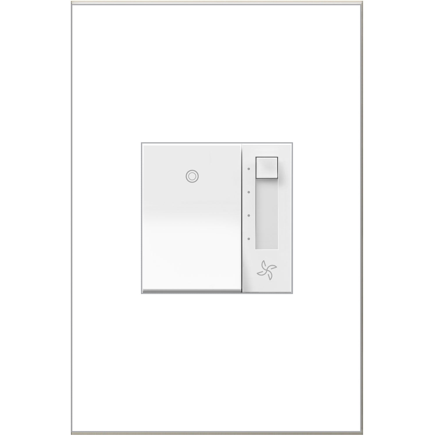 Legrand Aafn4s16a4 Adorne Ceiling Fan 4 Speed Wall Control - White ...