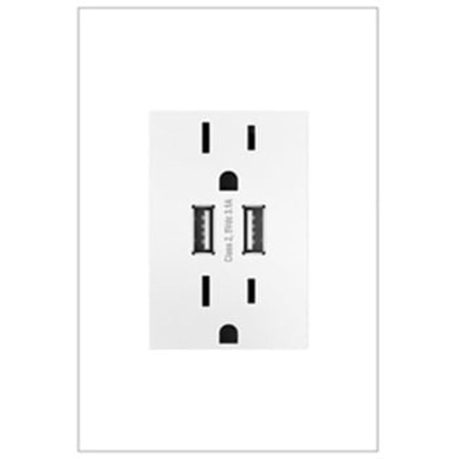 Legrand Adorne Dual USB Combo Outlet (Set of 4) - Walmart.com