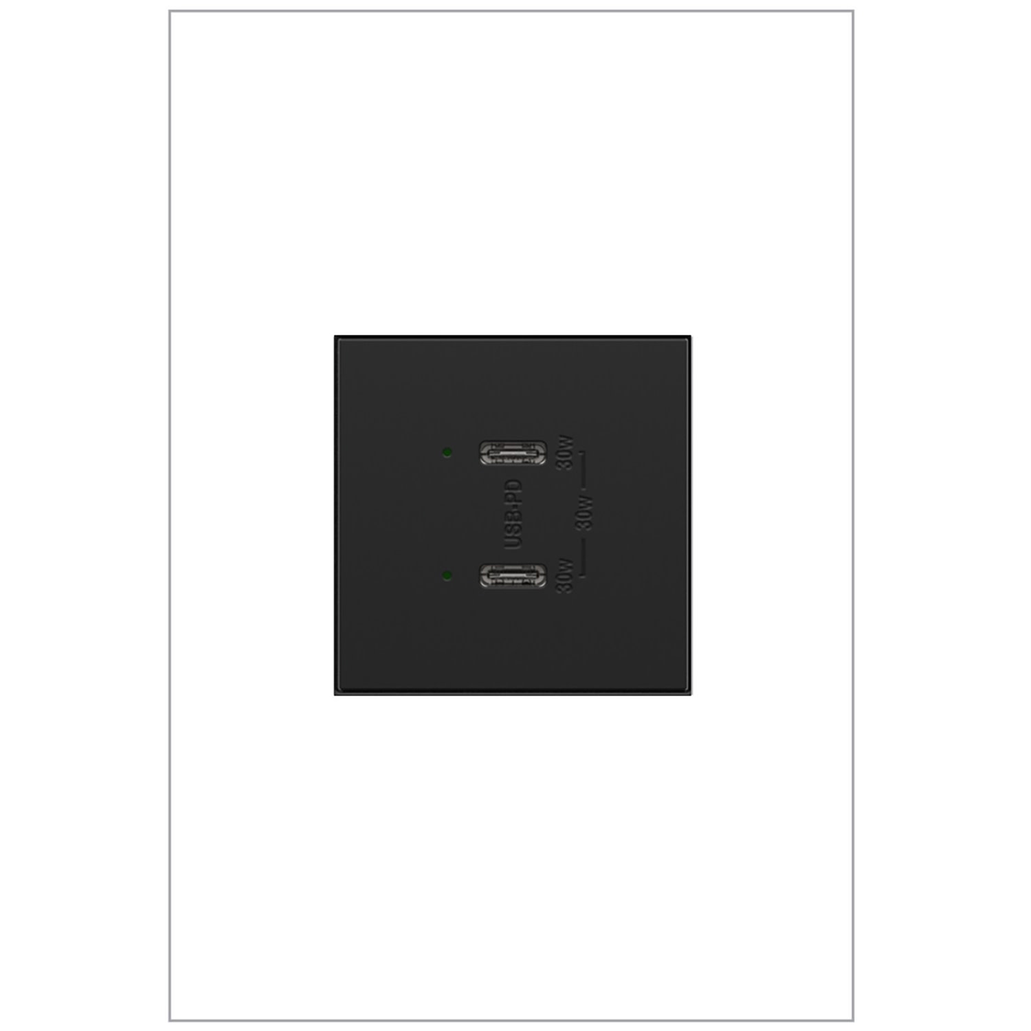 Legrand Arusb30pd4 Adorne 20 Ampere Tamper Resistant Electrical Usb-C ...