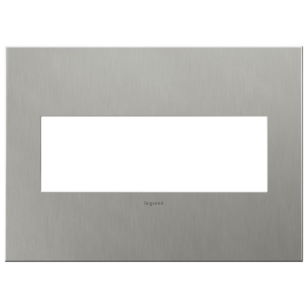 Legrand AWC3GBS4 Adorne Cast Metal 3-Gang Light Switch / Outlet Cover ...