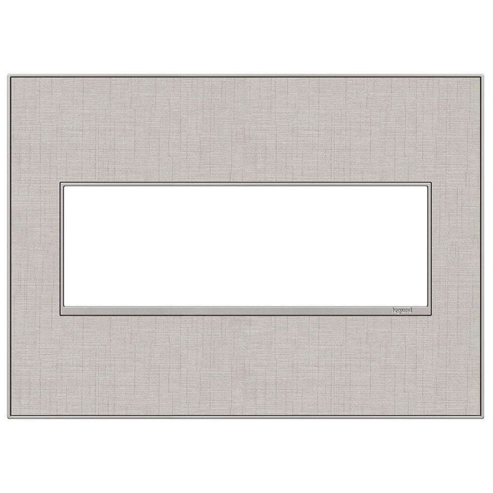 Legrand Awm3g4 Adorne Real Materials Metal 3-Gang Light Switch / Outlet ...