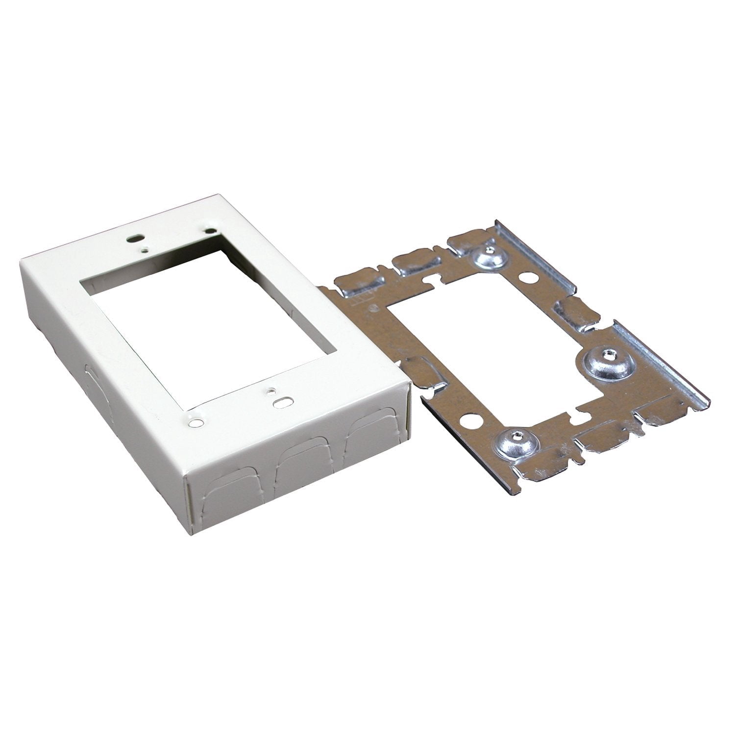Legrand B-35 Wiremold Metal Raceway Extra Deep Outlet Box, 1-3/4 ...