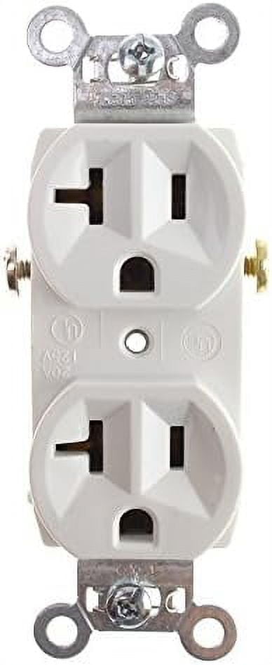 Legrand CR20-W Spec Grade Receptacle, 20A, 125V, White (10 Pack)$$Tools ...