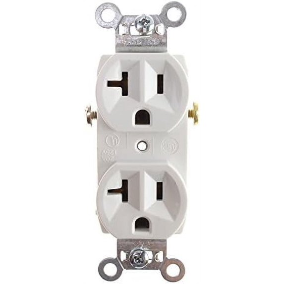 Legrand CR20-W Spec Grade Receptacle, 20A, 125V, White (10 Pack)$$Tools ...
