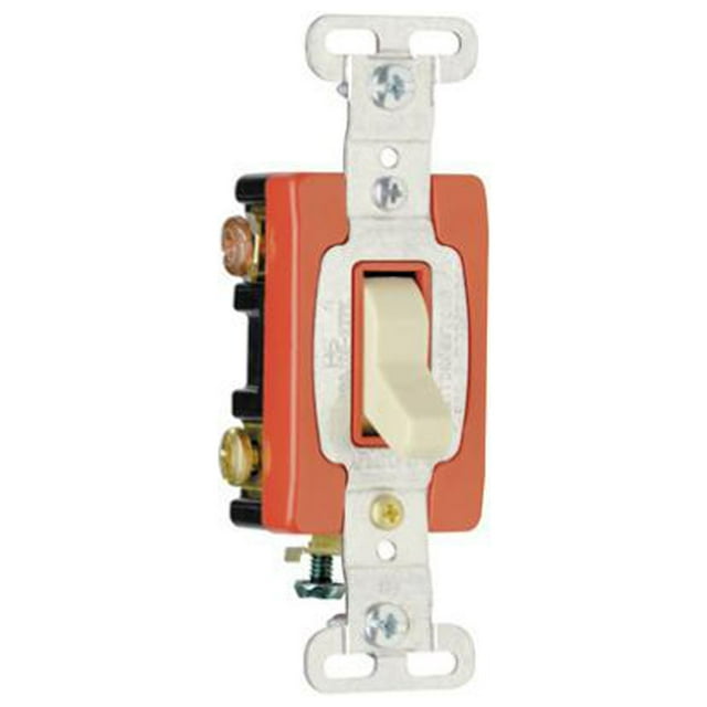 Legrand CSB20AC3ICC8 Pass & Seymour 3-Way Toggle Switch, Ivory, 120/277 ...