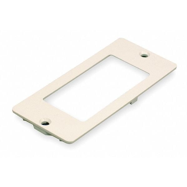 Wiremold 5507R Raceway Gfci Faceplate Cover Ivory Dual Channel ...