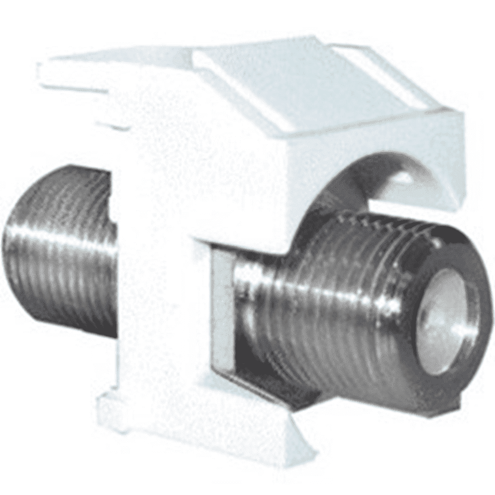 Legrand | On-Q Recessed Nickel 3GHz Standard Keystone F-Connector, 10 ...