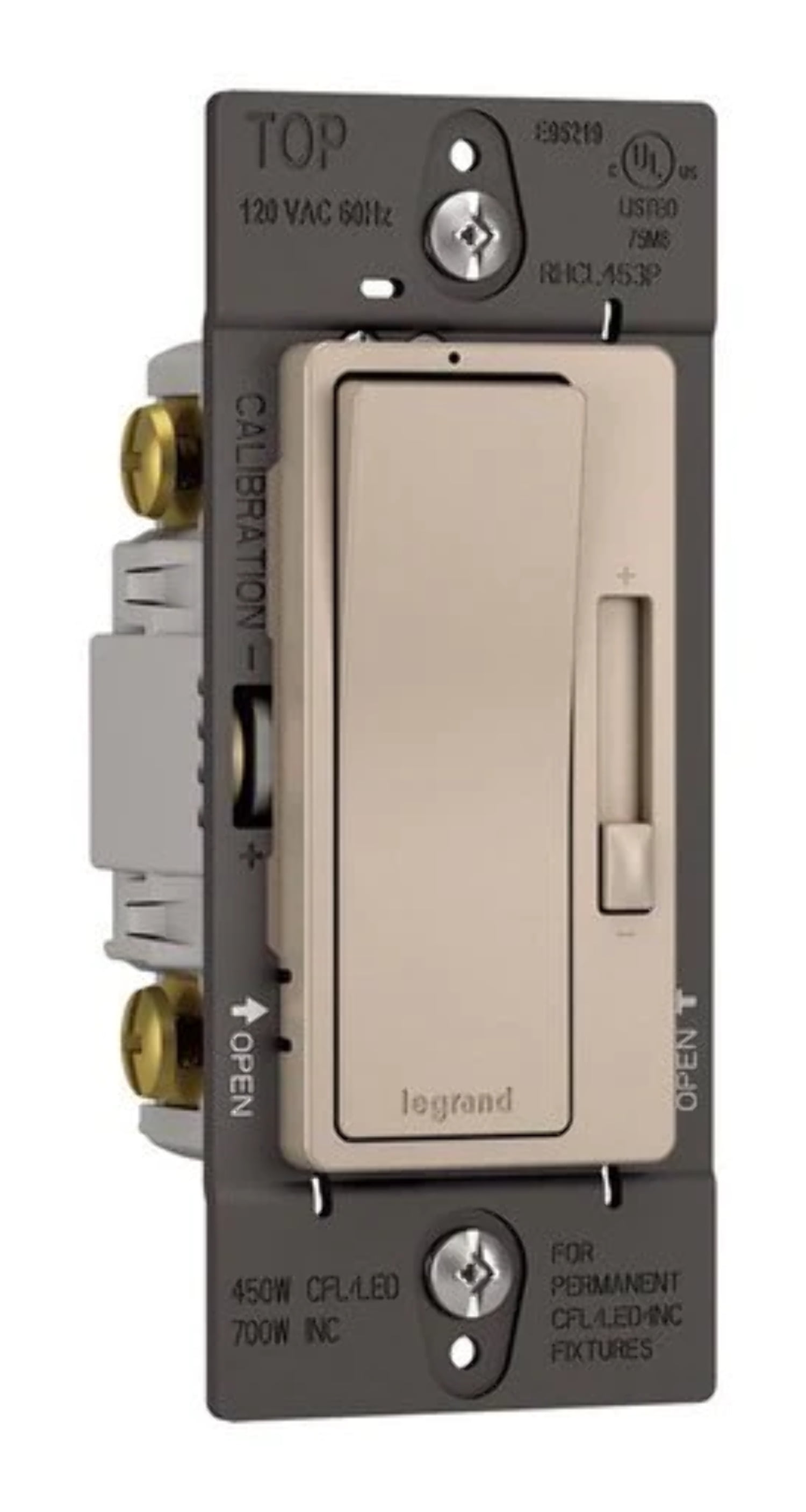 Legrand RHCL453PNICCV4 Pass & Seymour LED Dimmer, 3-Way, Single-Pole ...