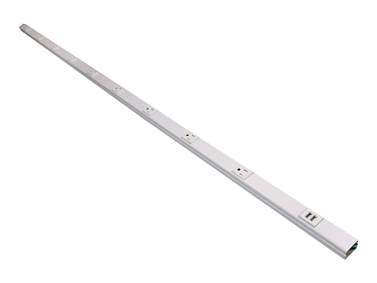 Legrand Electrical Prewired Raceway, 12 Outlets, 6 Ft, USB ...