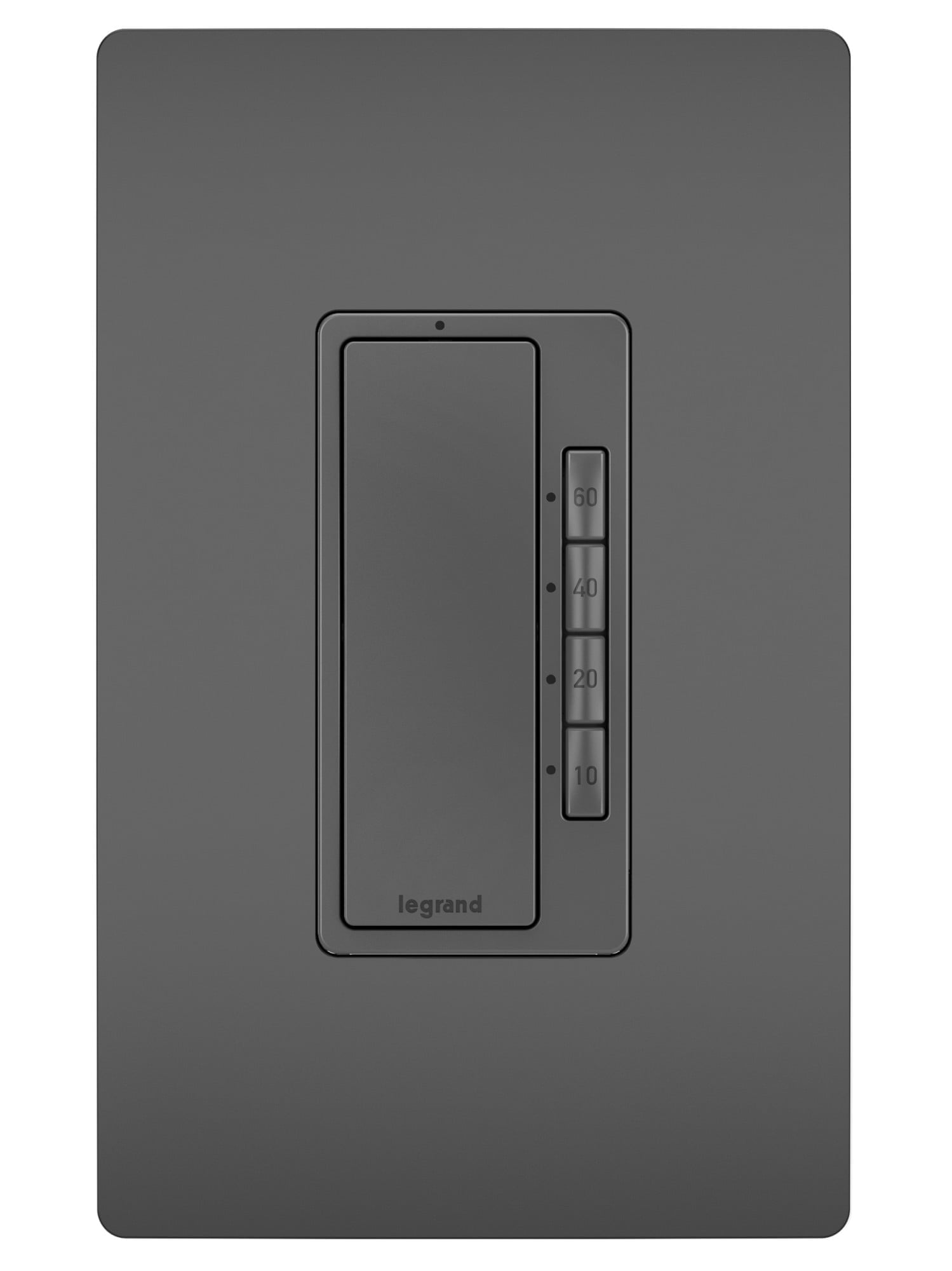 Legrand Rt2 Radiant 4-Button Countdown Timer Switch - Black - Walmart.com