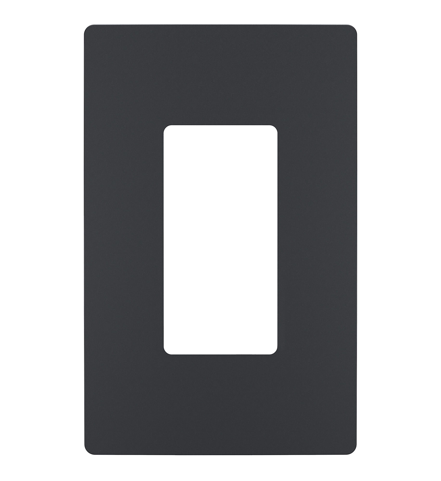 RWP26BK 1 Gang decora screwless waLL plat black qty 1/6 - Walmart.com