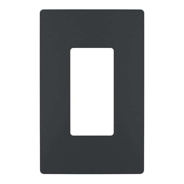 RWP26BK 1 Gang decora screwless waLL plat black qty 1/6 - Walmart ...