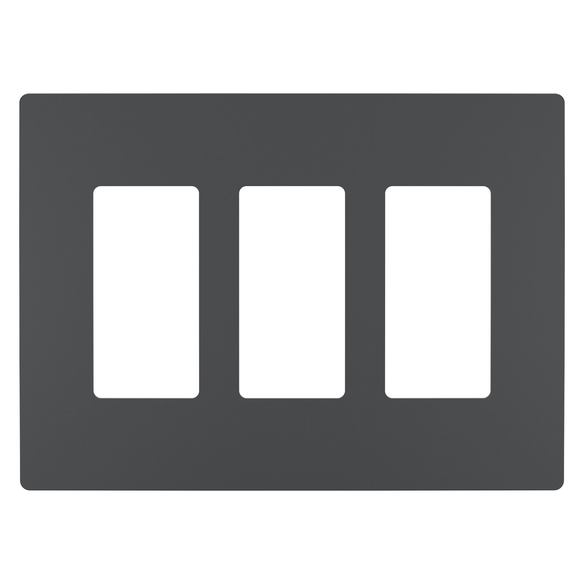 WALLPLATE 3G SCRWLESS GR - Walmart.com