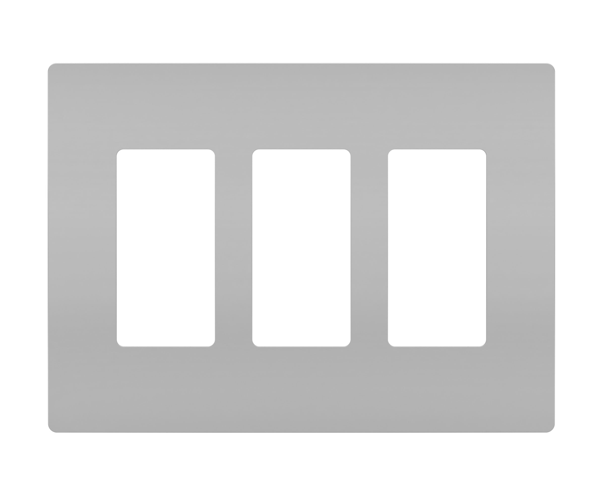 Legrand Rwp263 Radiant 3-Gang Decorator Rocker Light Switch / Outlet ...