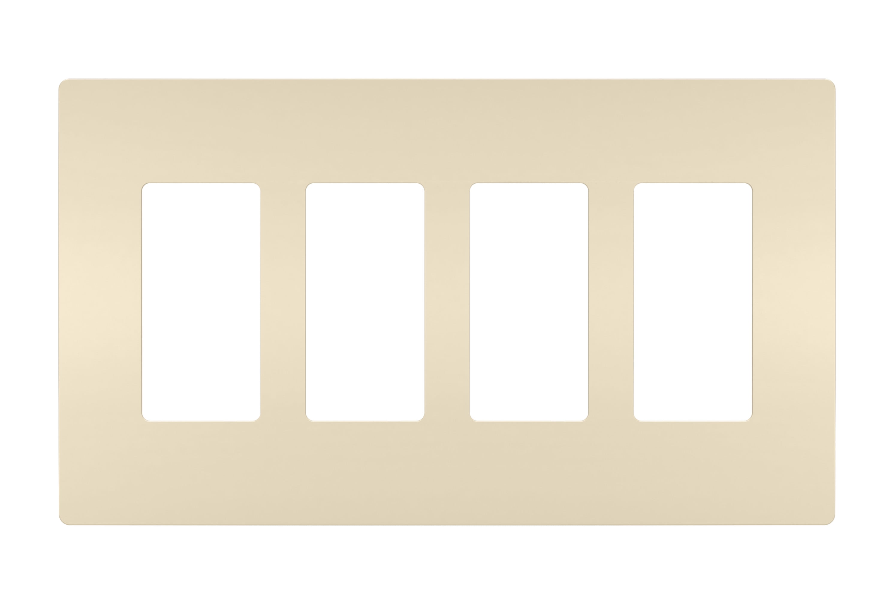 Legrand Rwp264 Radiant 4-Gang Light Switch / Outlet Cover Wall Plate ...
