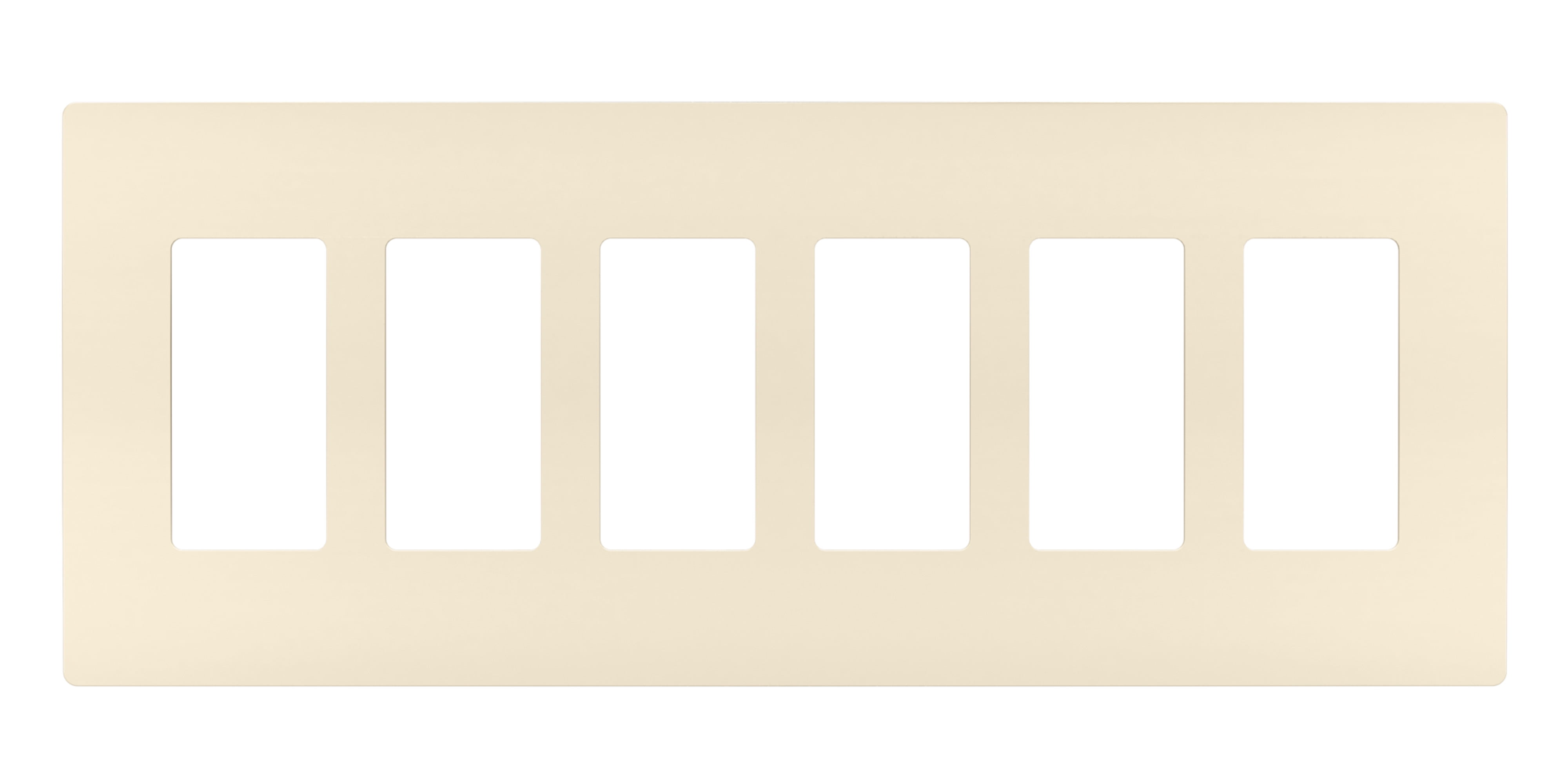 Legrand Rwp266 Radiant 6-Gang Decorator Rocker Light Switch / Outlet ...